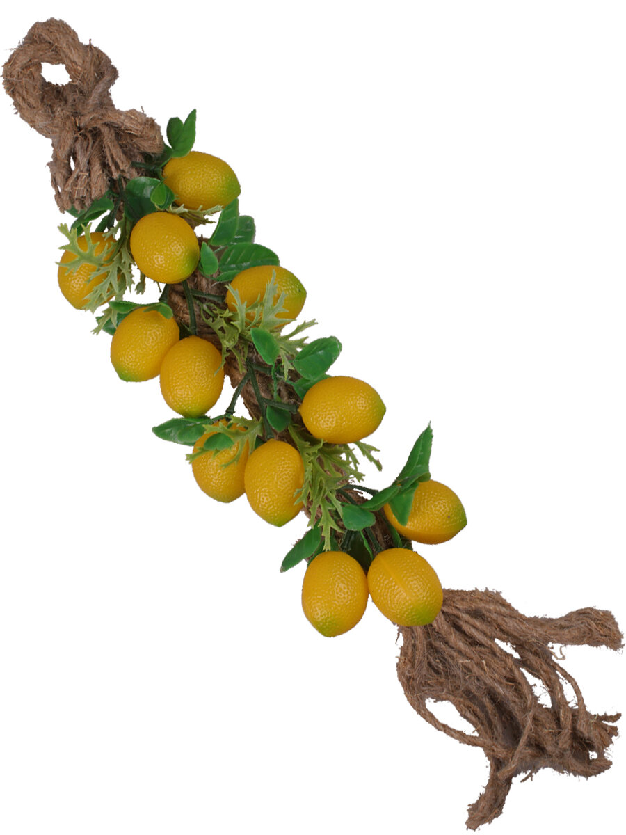 Гирлянда "Искусственные Лимоны" Holodilova, желто-коричневая, 55 см