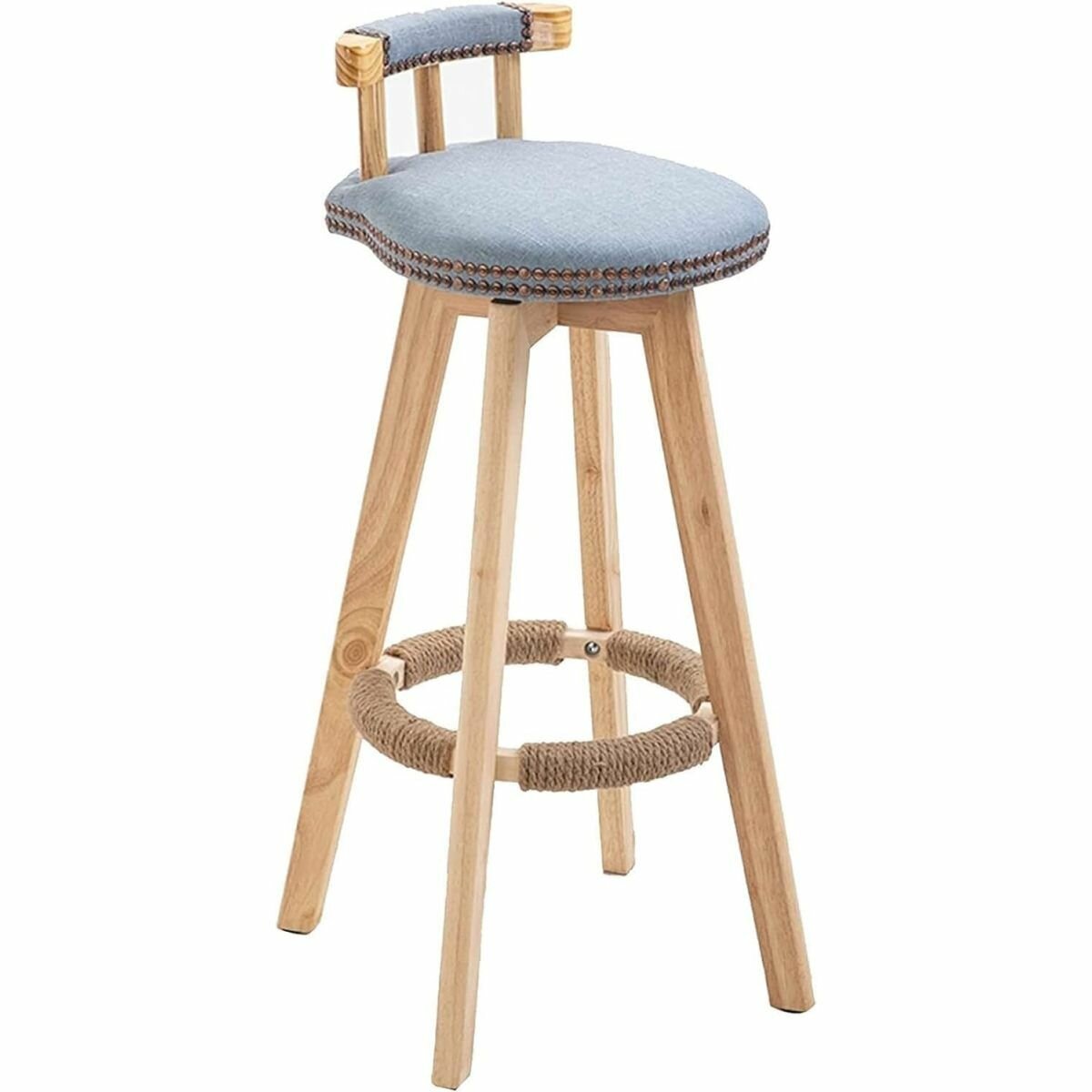 Барные стулья из цельного дерева