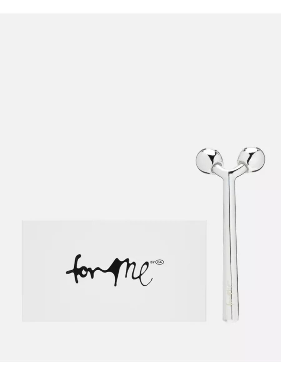 Массажер роллер для лица и тела FOR ME steel facial roller