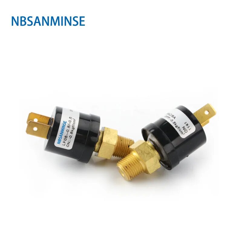 Вакуумный переключатель давления SMF08V NBSANMINSE NPT1-4, NC -0.5 - -0.8Bar