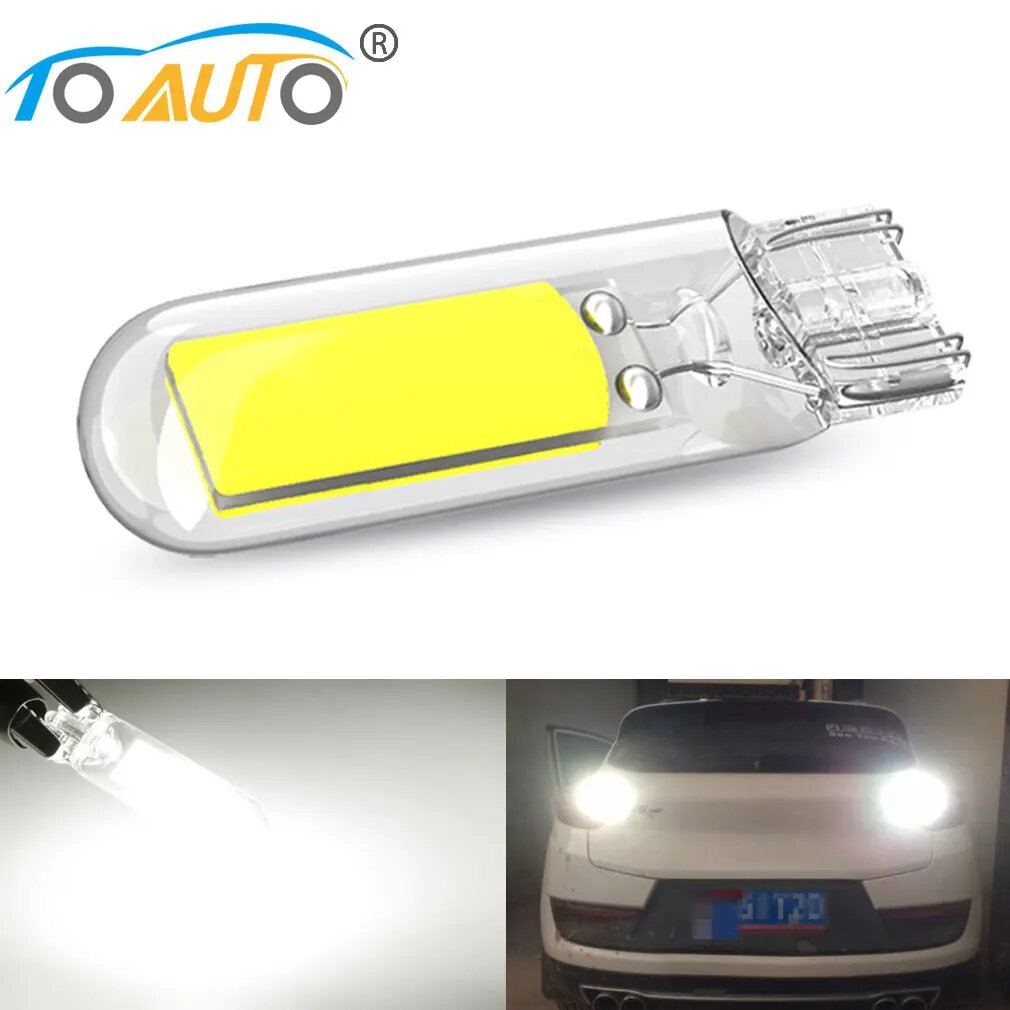 1 шт, автомобильная светодиодная лампа T15 W16W 902 921 с сапфировым стеклом, 6000 К, 12 В