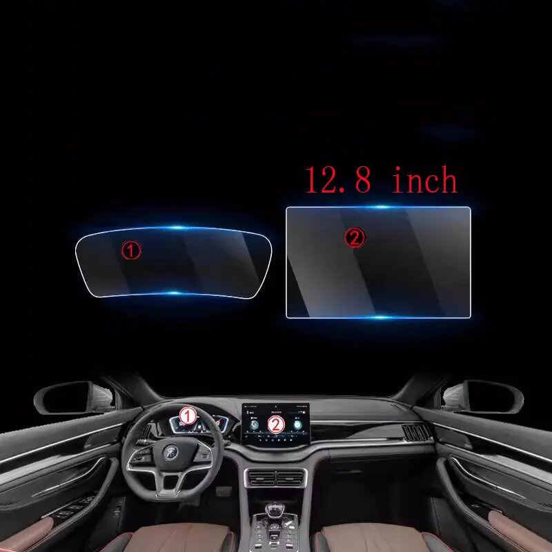 Для BYD song PLUS-dmi 2021 2022 2023 12,8 дюймов GPS навигационный центр экран и экран приборной панели GPS and Dashboard