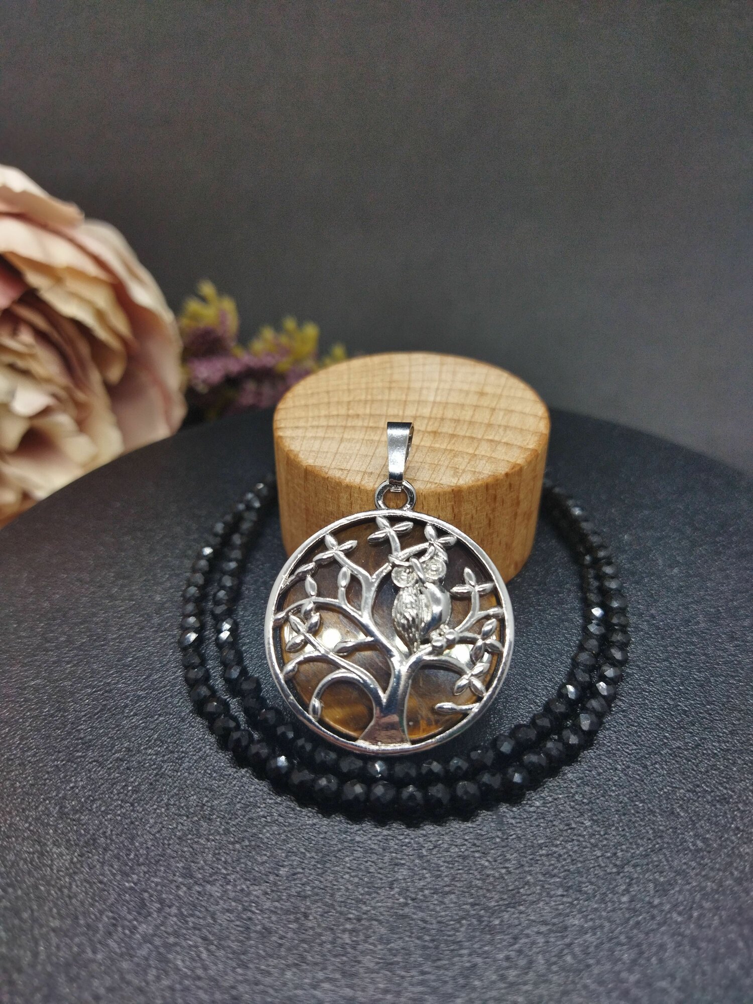 Подвеска, тигровый глаз