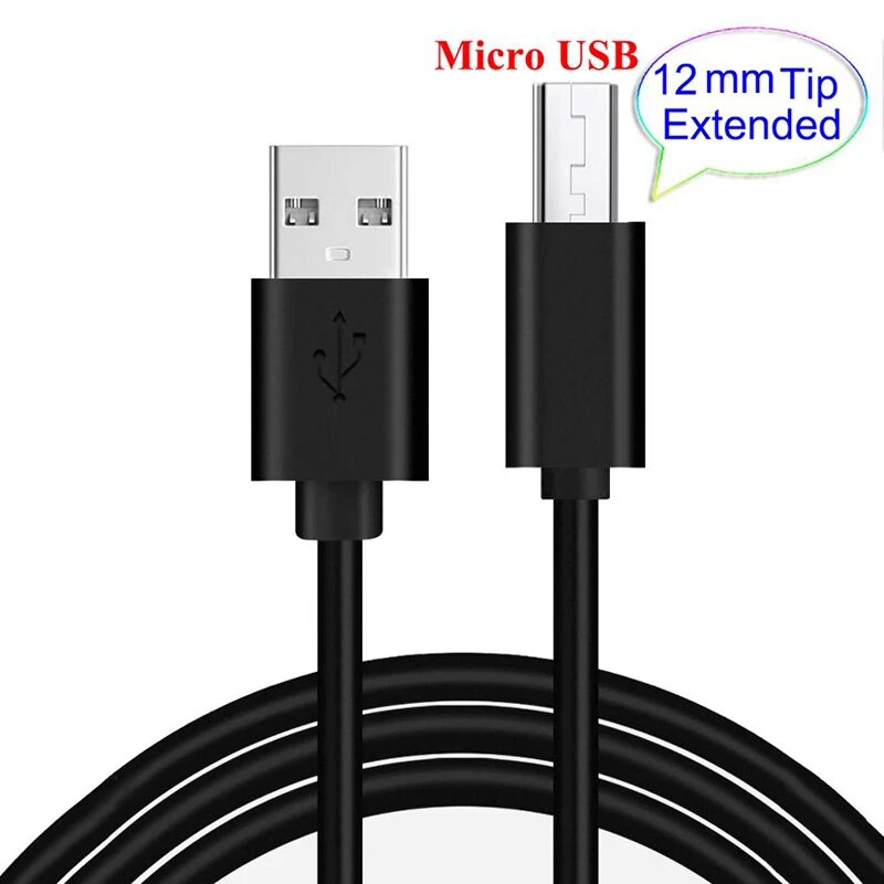 12 мм удлиненный кабель Micro USB с удлиненной головкой, кабель длиной 1 м для Homtom ZOJI Z8 Z7 Nomu S10 Pro S20 S30 mini Guophone V19