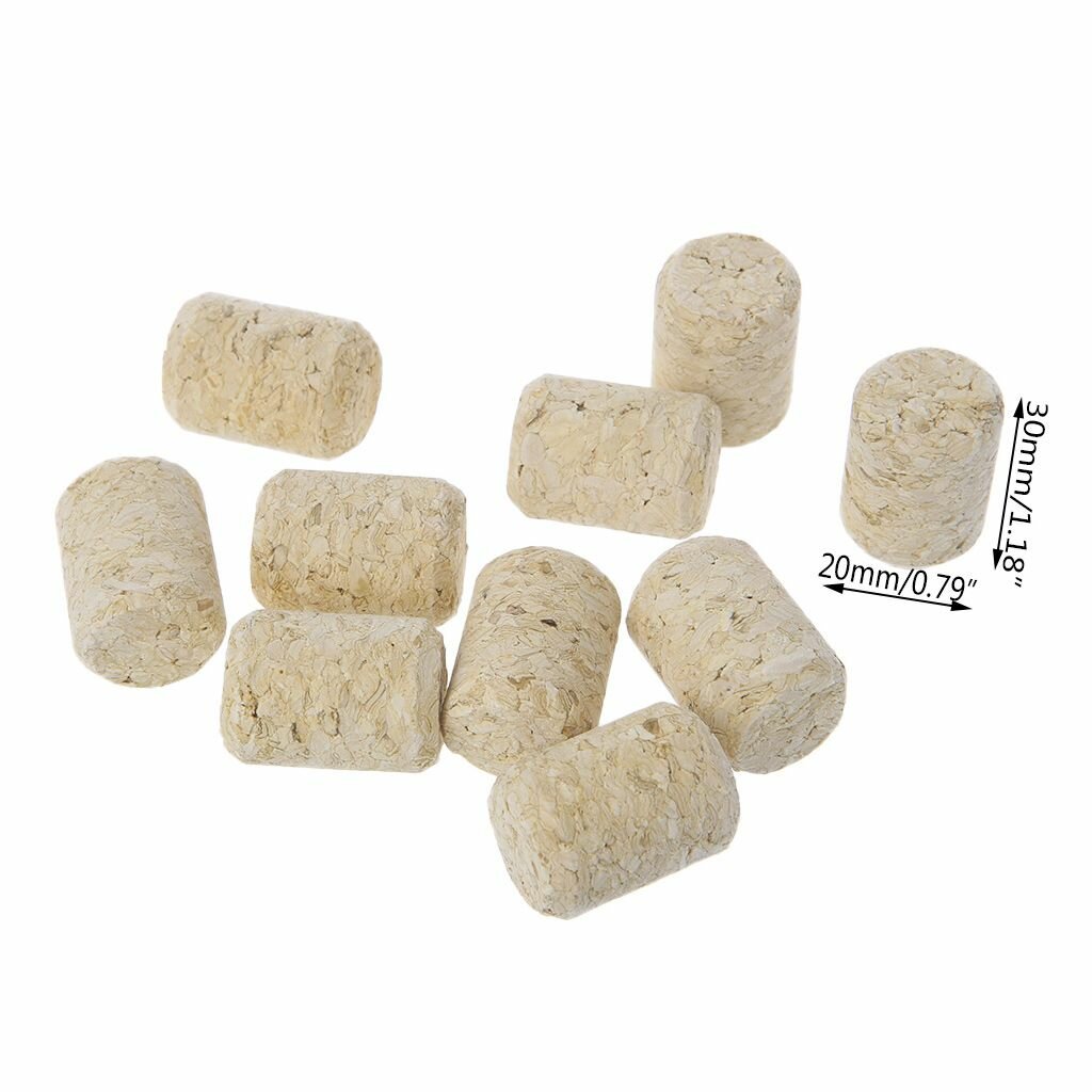 10 шт./прямые деревянные пробки для бутылок, вина