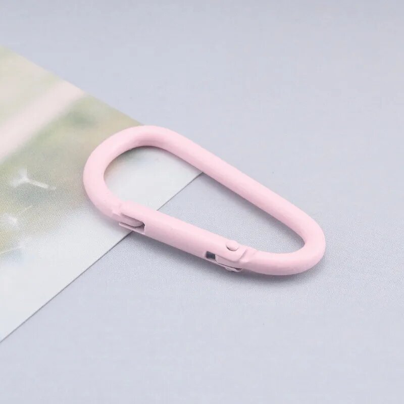 Карабины Keychai из алюминиевого сплава 5-20 шт. Розовый, 4.5cm 5PCS-LOT, Light pink