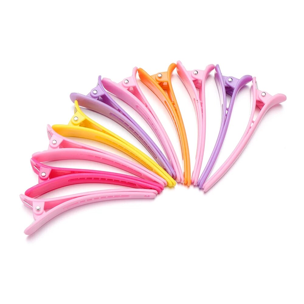 Пластиковые зажимы для волос, 10шт, Цвет: 2-10pcs