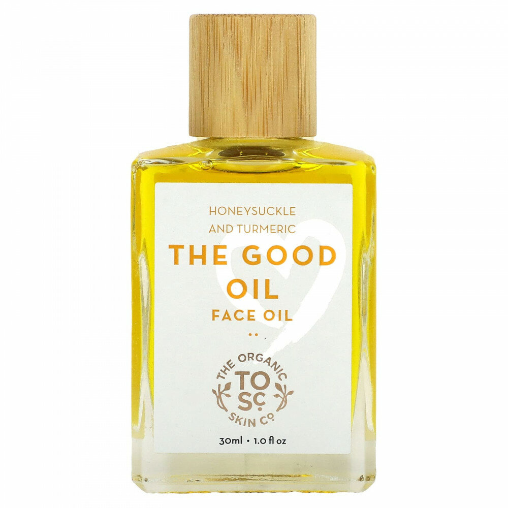 The Organic Skin Co, The Good Oil, масло для лица, жимолость и куркума, 30 мл (1 жидк. унц.)