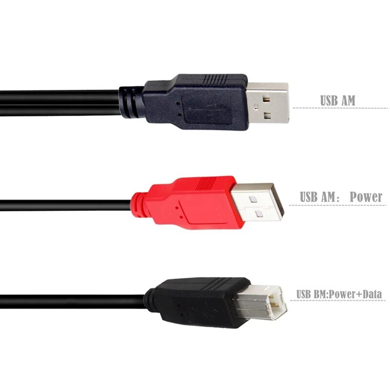 Кабель USB-B USB 2.0 Micro Mini 5pin Type-c для внешнего жесткого диска U2-150B-USB B