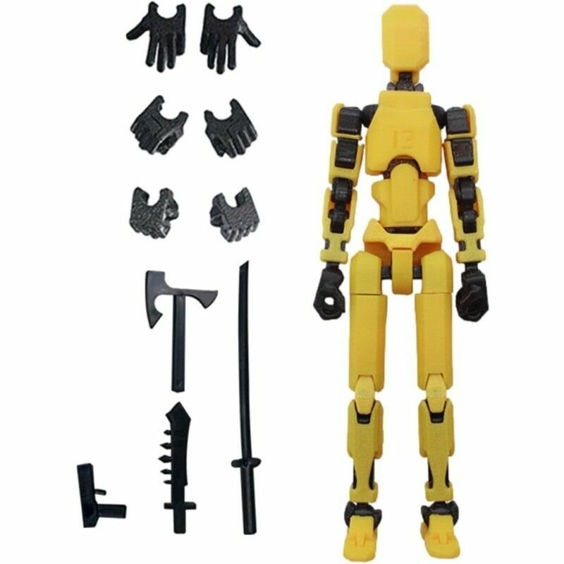 Фигурка Titan 13 Air Bound, многосуставная, подвижная, 3D печать, шарнирный робот Lucky 13,1 шт.