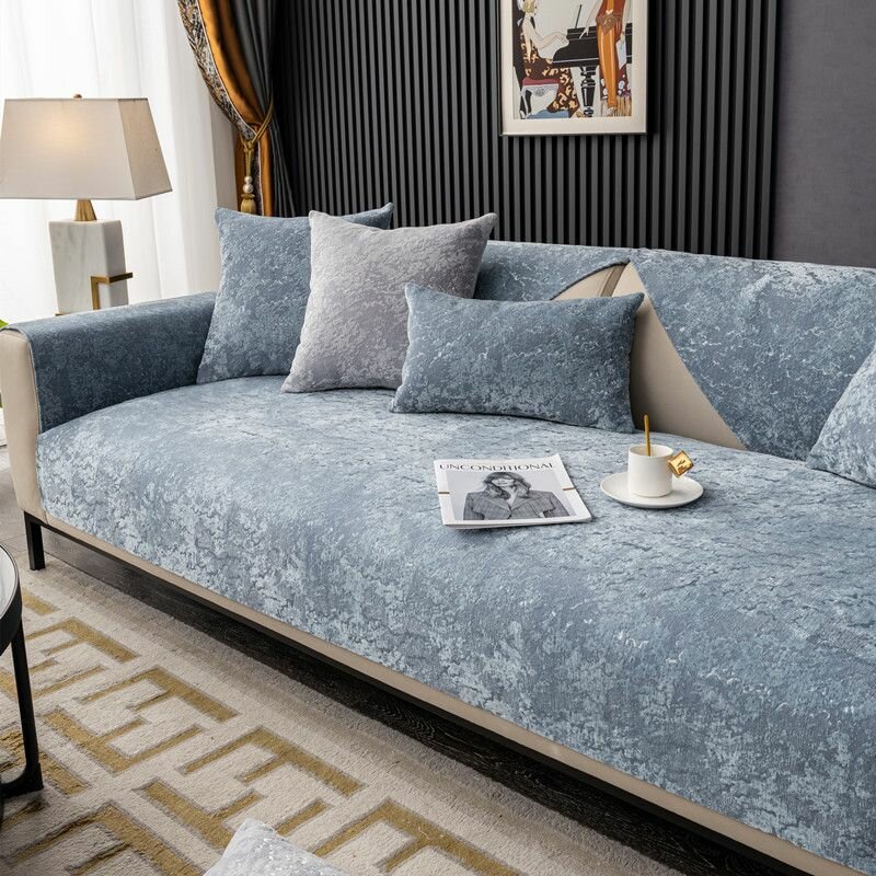 Дивандек, Чехол на мебель для углового дивана, Синель