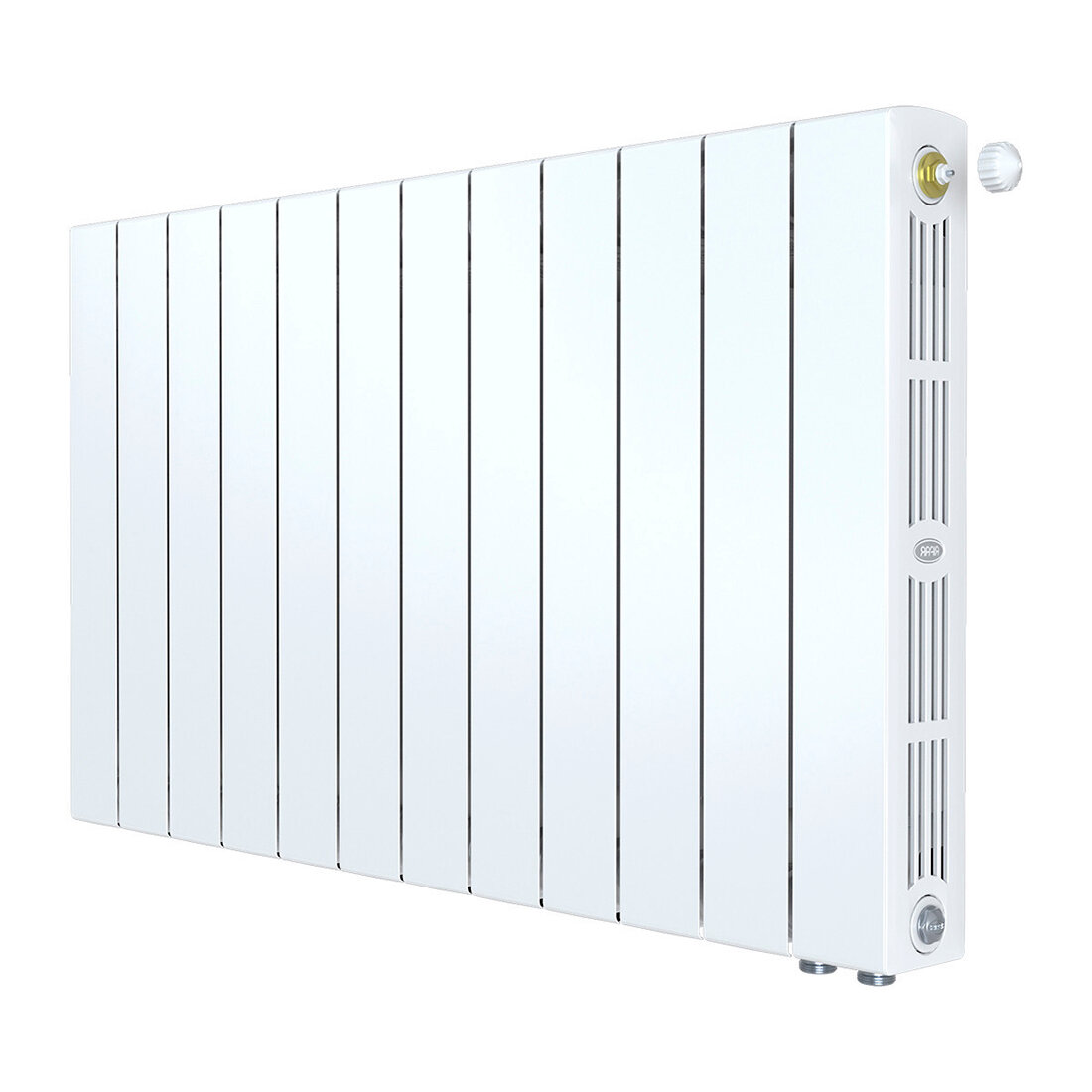 Радиатор Rifar SUPReMO 500 Ventil 12 секций нижнее правое белый