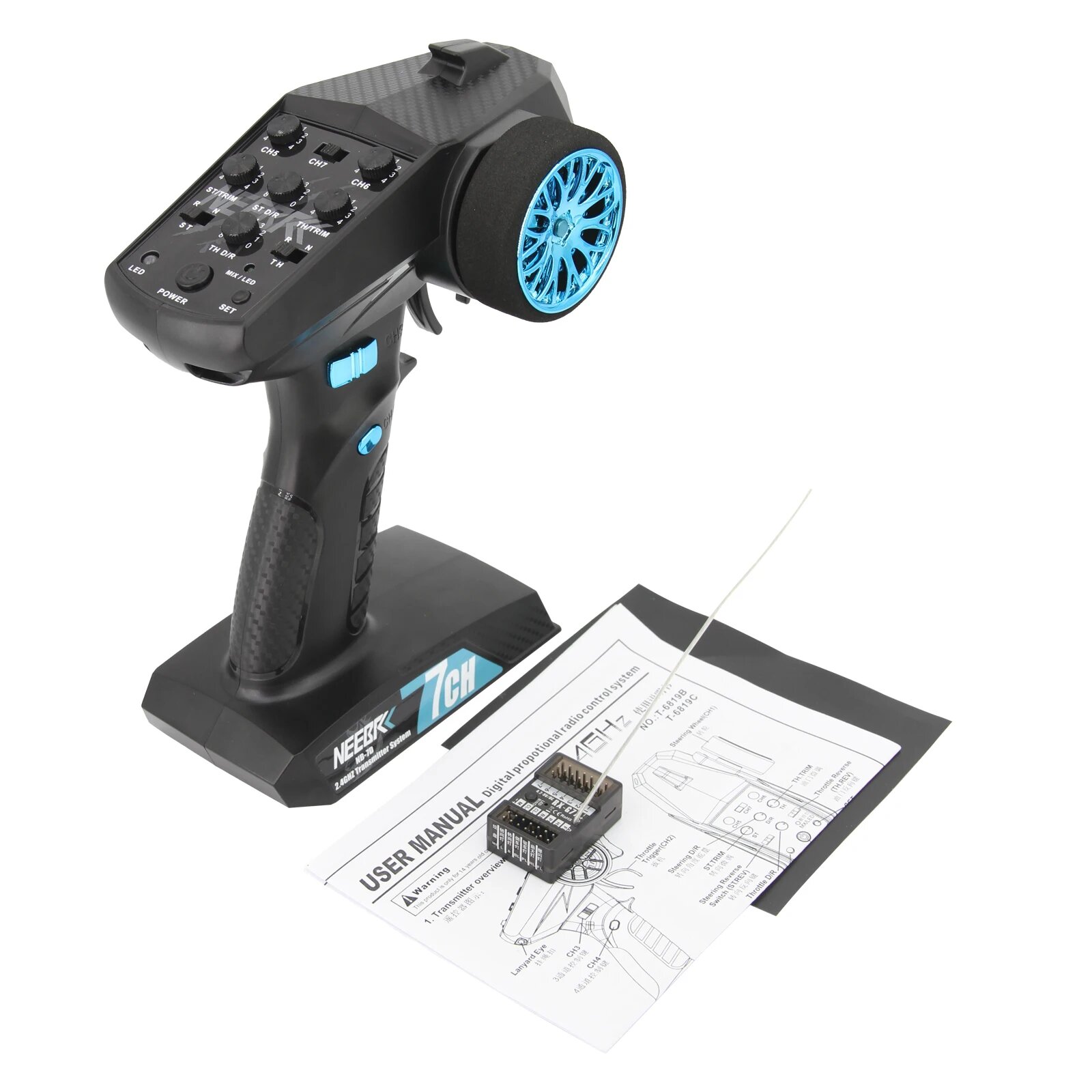 SURPASS HOBBY NEEBRC NB-7D Радиосистема 7 каналов Blue NB7D w Receiver