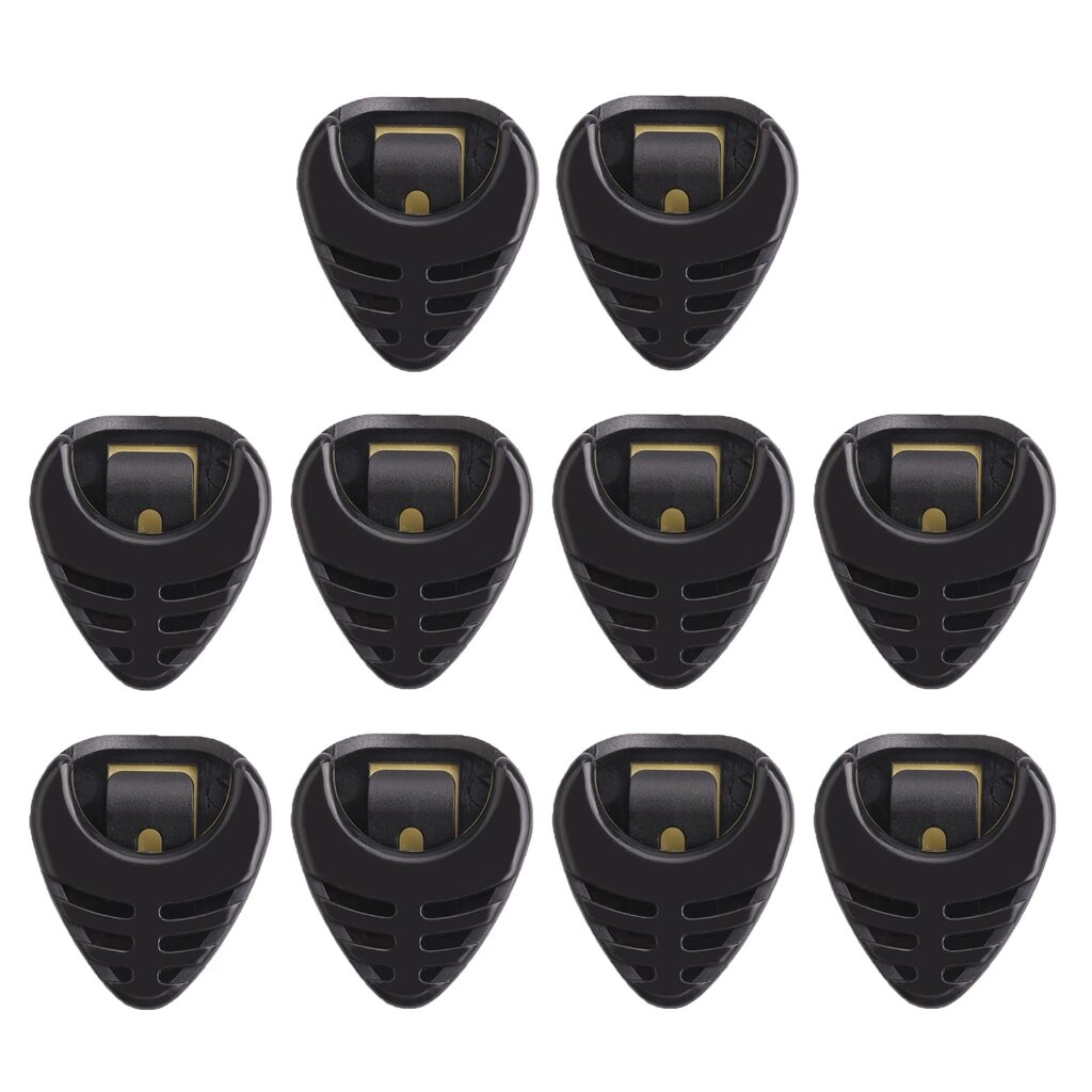 10 шт, зажим для медиатора, коробка для медиатора-в форме сердца