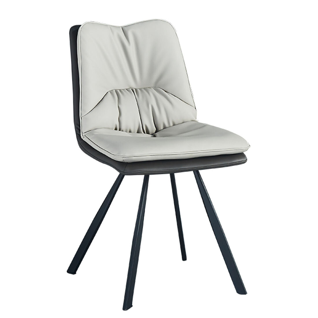 Кожаный стул Beverly Double (белый)