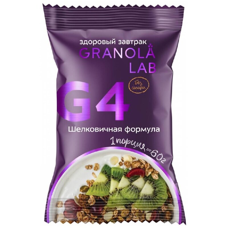 Гранола-мюсли GRANOLA.LAB G4 Шелковичная формула 60г