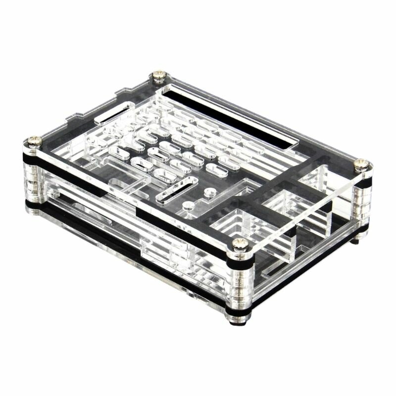 Акриловый корпус для RaspberryPi5 4 ГБ/8 ГБ, надежная посадка и легкий доступ