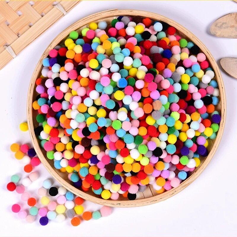 8/10/15/20/25/30 мм цветные помпоны, мягкие помпоны, красочные пушистые плюшевые помпоны для рукоделия, шарик для оригинальной торговли, Рождество, 10 г