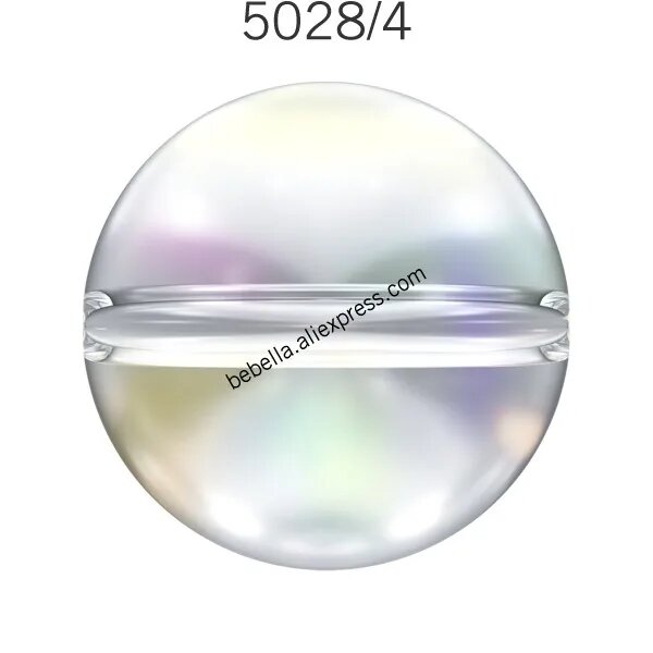 Бусины из австрийского хрусталя Swarovski 6mm (1 piece), Crystal 001 AB