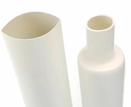 Термоусадка General трубка ТУТ 6/3мм, Белая 1м. 1 шт.