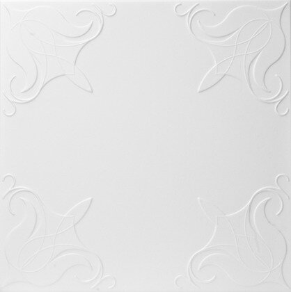 Потолочная плитка "Тюльпаны" 2 кв. м,8 шт 50см*50см/Экструдированная/Пенопласт