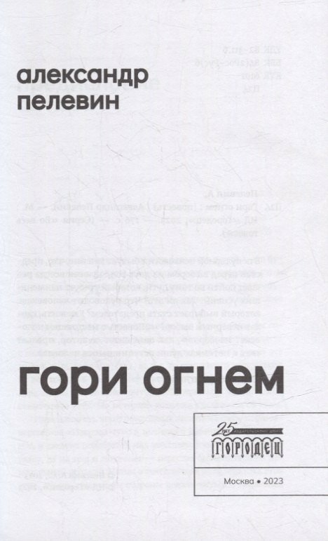 Гори огнем: повесть — фото 1