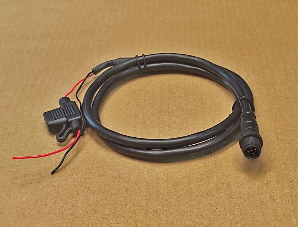 Кабель питания с предохранителем NMEA 2000 M12 5pin (1м)