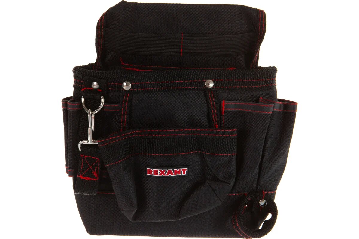 REXANT поясная сумка монтажника RE-7 12-5602 с 7 отделениями для инструментов на поясе