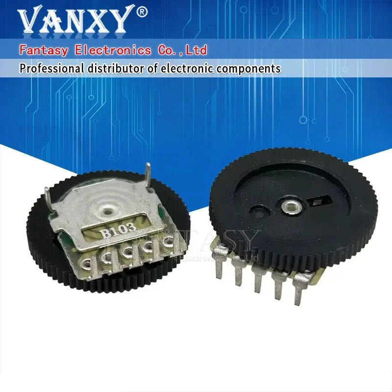 Резисторы 10шт. Vanxy 3PIN B103 10K
