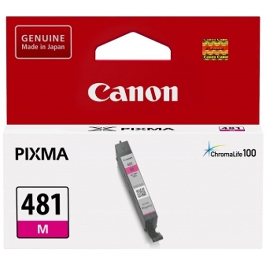 Canon CLI-481 M 2099C001 Magenta для Pixma TS6140/TS8140TS/TS9140/TR7540/TR8540