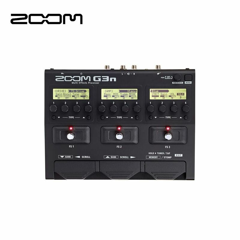 Zoom G3n Педаль гитарного процессора мультиэффектов с более чем 70 встроенными эффектами, моделированием усилителя, стереоэффектами, лупером, ритм-секцией, тюнером