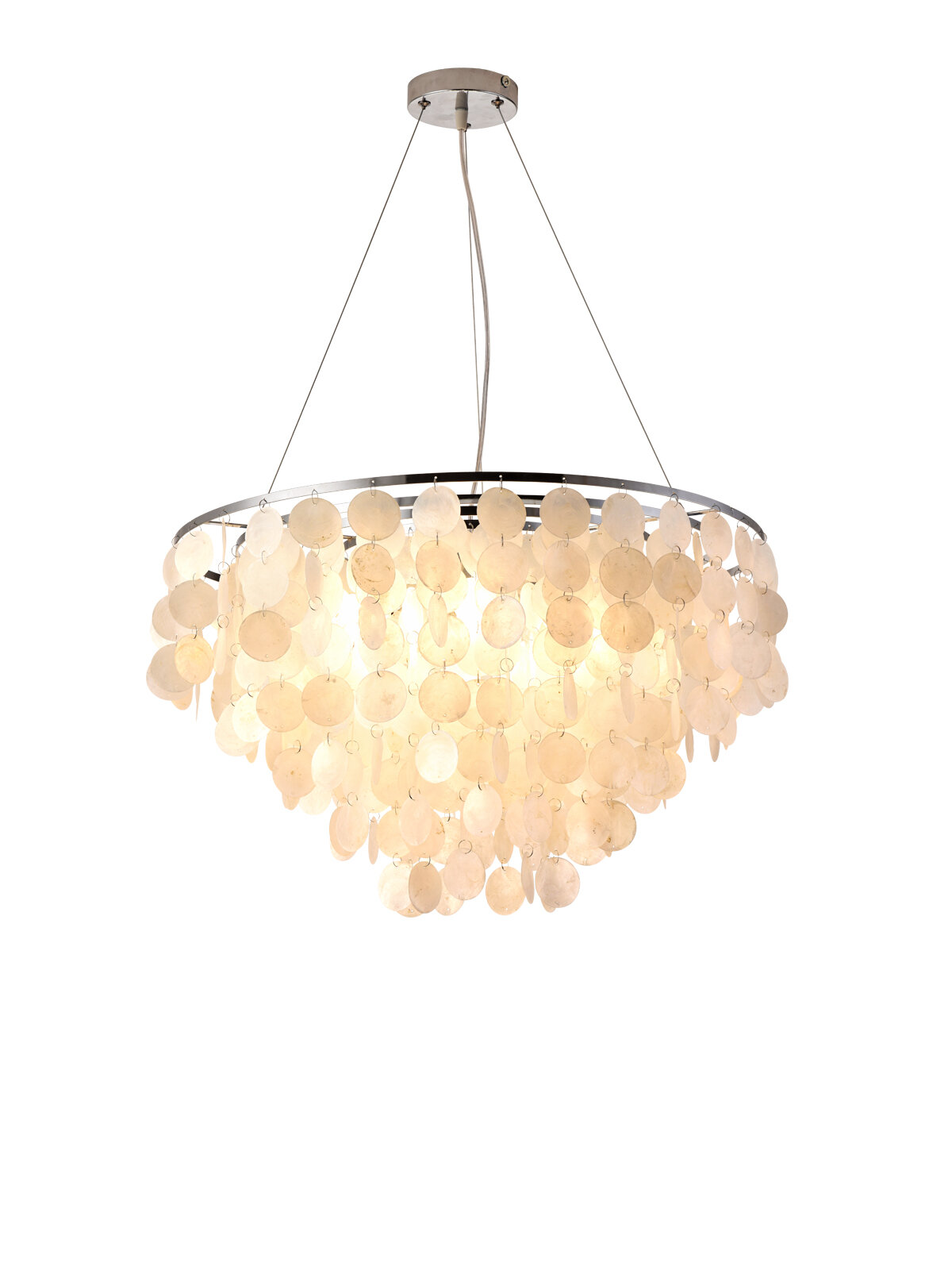 Современная люстра-ракушка для гостиной спальни роскошное освещение