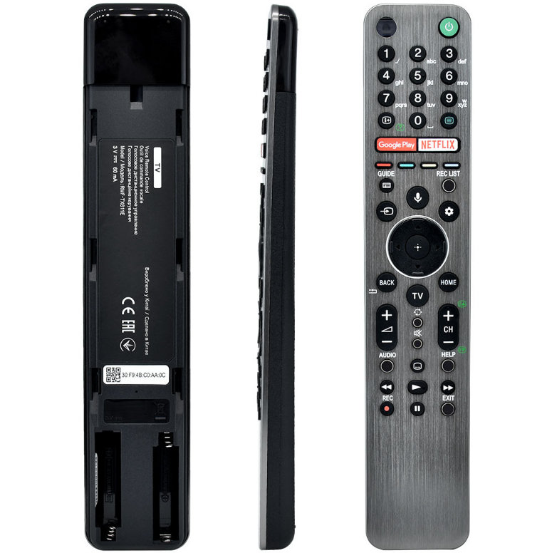 Пульт ДУ MyPads для смарт телевизора Sony RMF-TX611E KD43X8000H голосовой пульт дистанционного управления с подсветкой