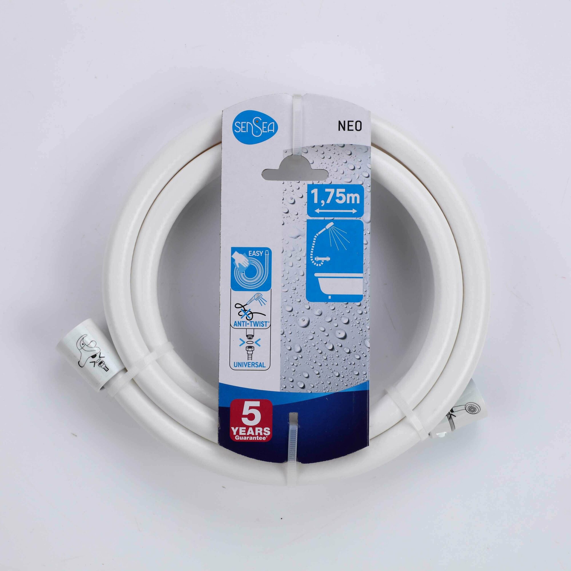 Шланг для душа Sensea Neo 1.75 м цвет белый