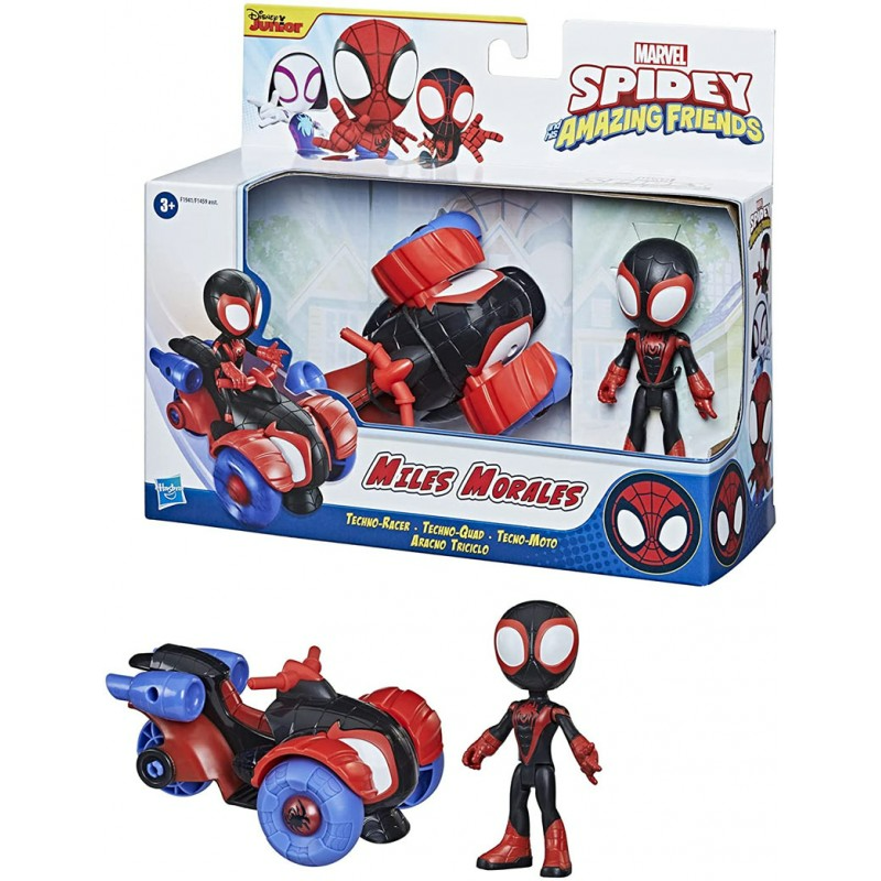 Игровой набор Marvel Spidey Майлз Моралес с автомобилем F1941