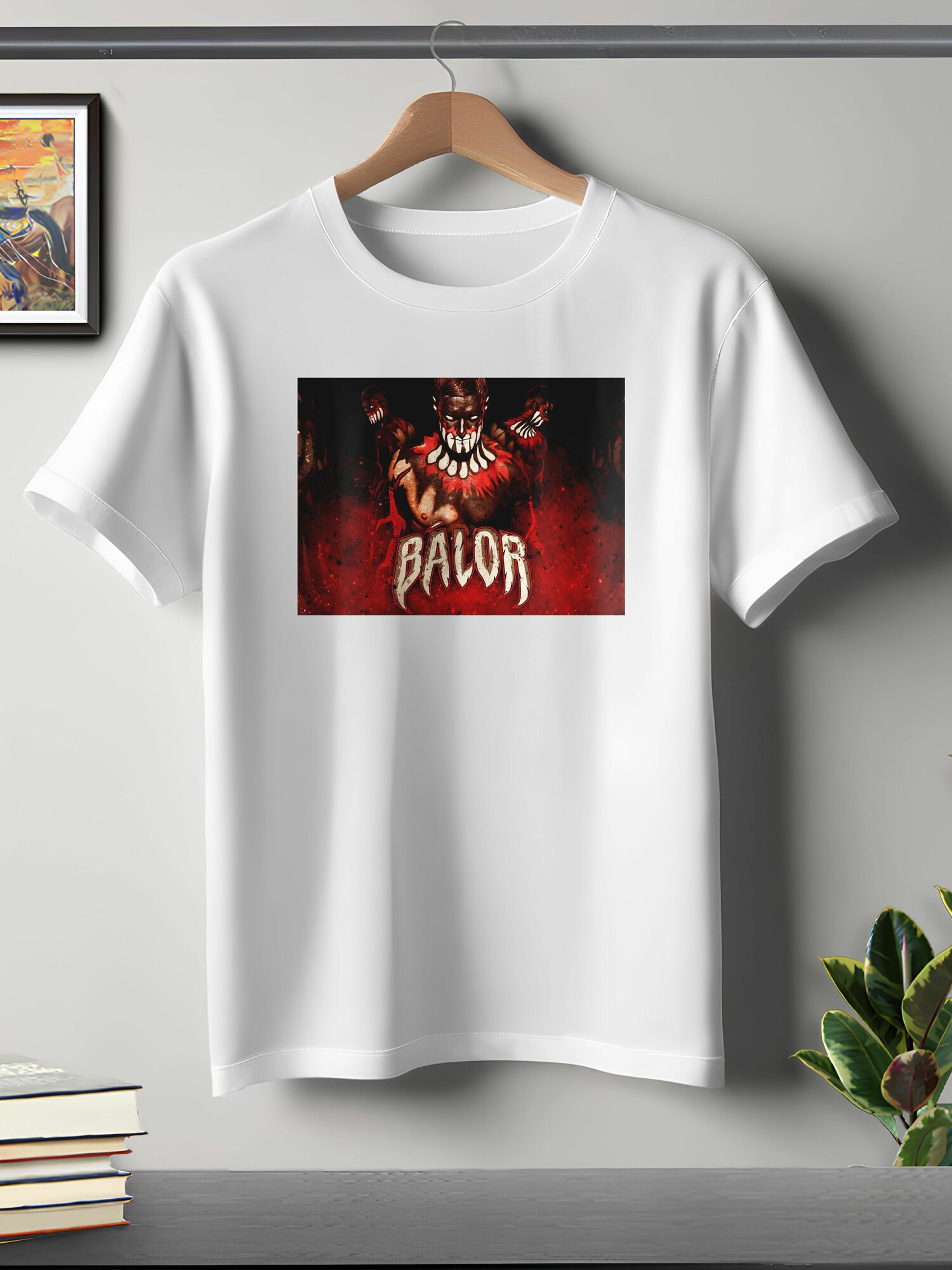 Футболка  Детская ONEQ 128 (8-9) размер с принтом Фин Балор, белая