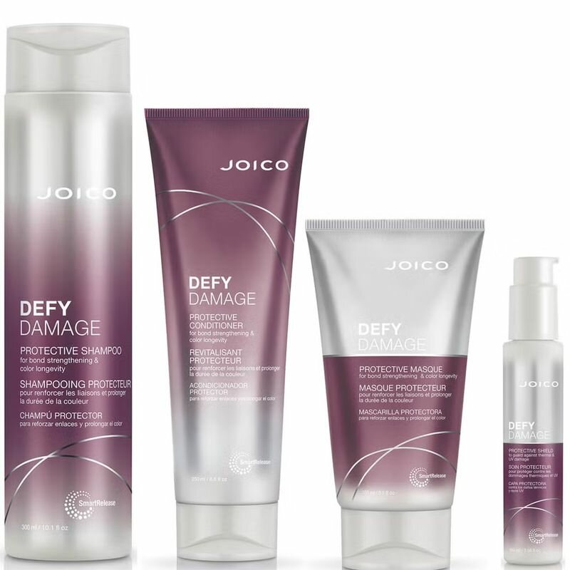 Joico Шампунь, кондиционер, маска и средство для защиты волос Defy Damage, 4шт