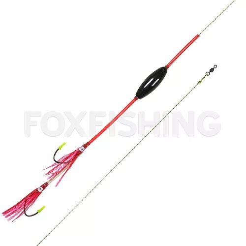 Приманка на сома Контакт Сом №5 Донная с 1 поплавком,2 catfish №6, красный октопус