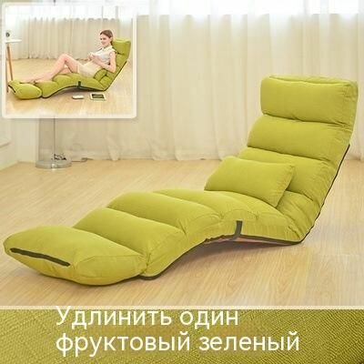 Ленивый диван со спинкой татами в спальне