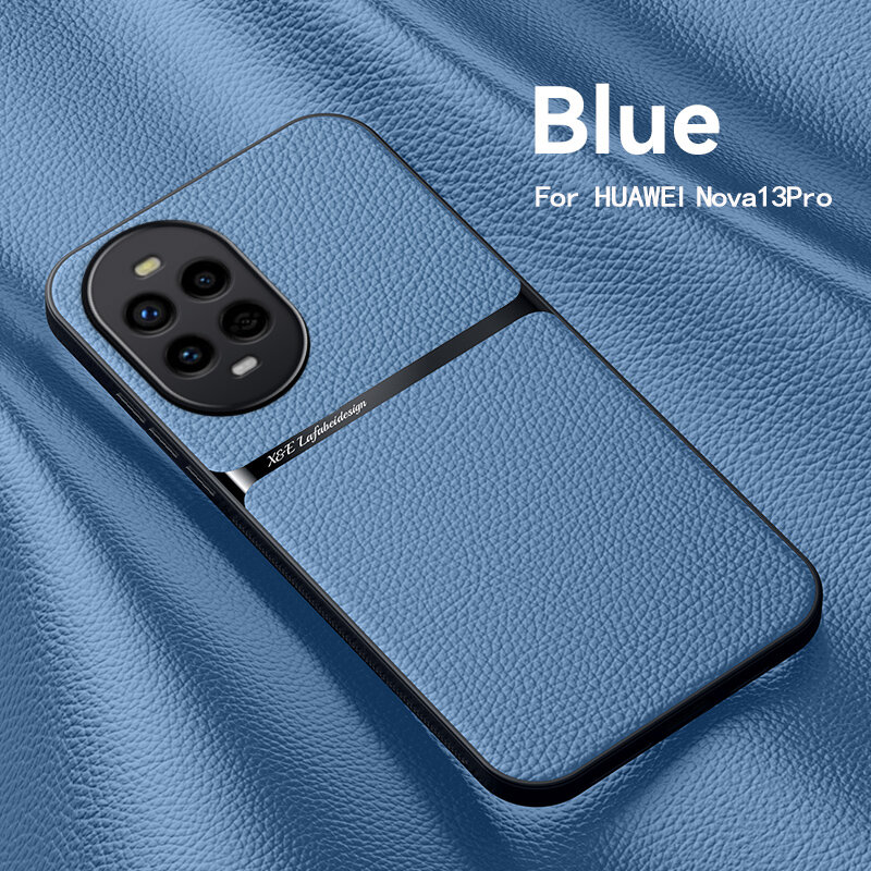 Подходит для Huawei Nova 13 Pro/Хуавей Nova 13 Про Чехлы для телефонов, защитой камеры и противоударным кожаный, Nova 13 Про, подставка, soft touch,360° Полная защита, накладка, резина, пластик