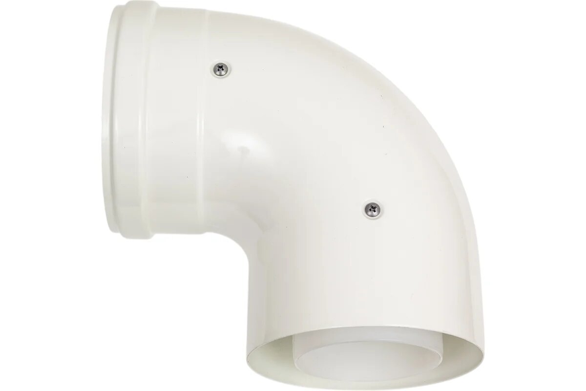 KRATS отвод конденсационный 90° Ø80/125 CW8-90-LN для систем отопления и вентиляции