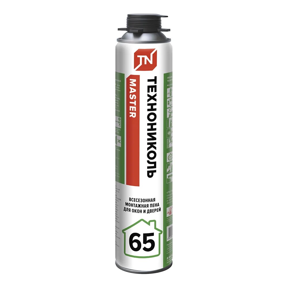 Монтажная пена Технониколь MASTER 65 всесезонная, новинка! TN625511