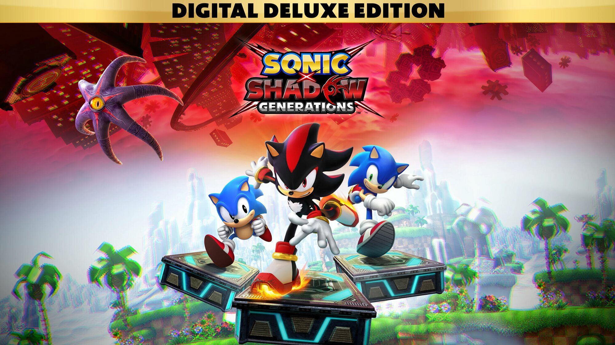 SONIC X SHADOW GENERATIONS Digital Deluxe Edition для Sony PlayStation | PS4 и PS5 на русском языке | Игра навсегда | Быстрая доставка (Турция)