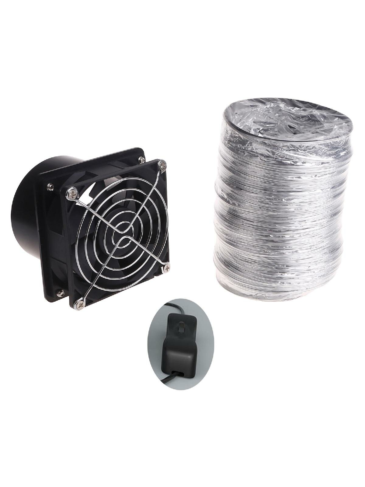 USB Powered Solder Smoke Absorber ESD Fume Extractor Fan Pipe Duct Exhuast Fan with 1/3/6M Pipe Tub Ventilation Fan
