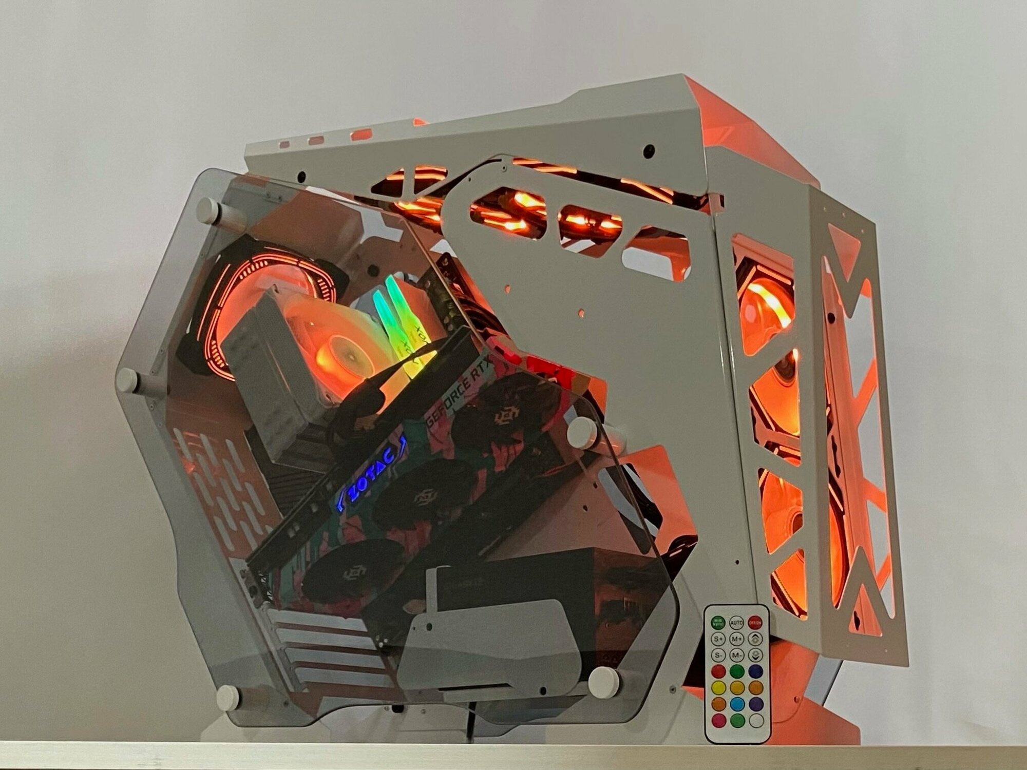 Игровой компьютер M-Stand 2.0: I7-12700 / RTX 3080 / 32GB DDR4 RAM / SSD M.2 NVMe 512 GB / ARGB / Пульт ДУ / PC Room