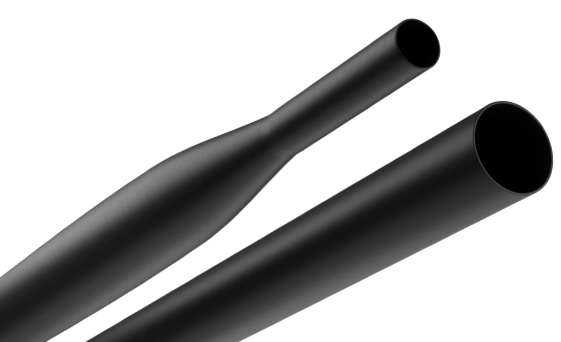 Термоусадочная трубка ЭРА NO-224-446 ТТУ нг-LS полиолефин черный, длина 1м, диаметр 12(6)мм, Б0067683, 25шт. / термотрубка