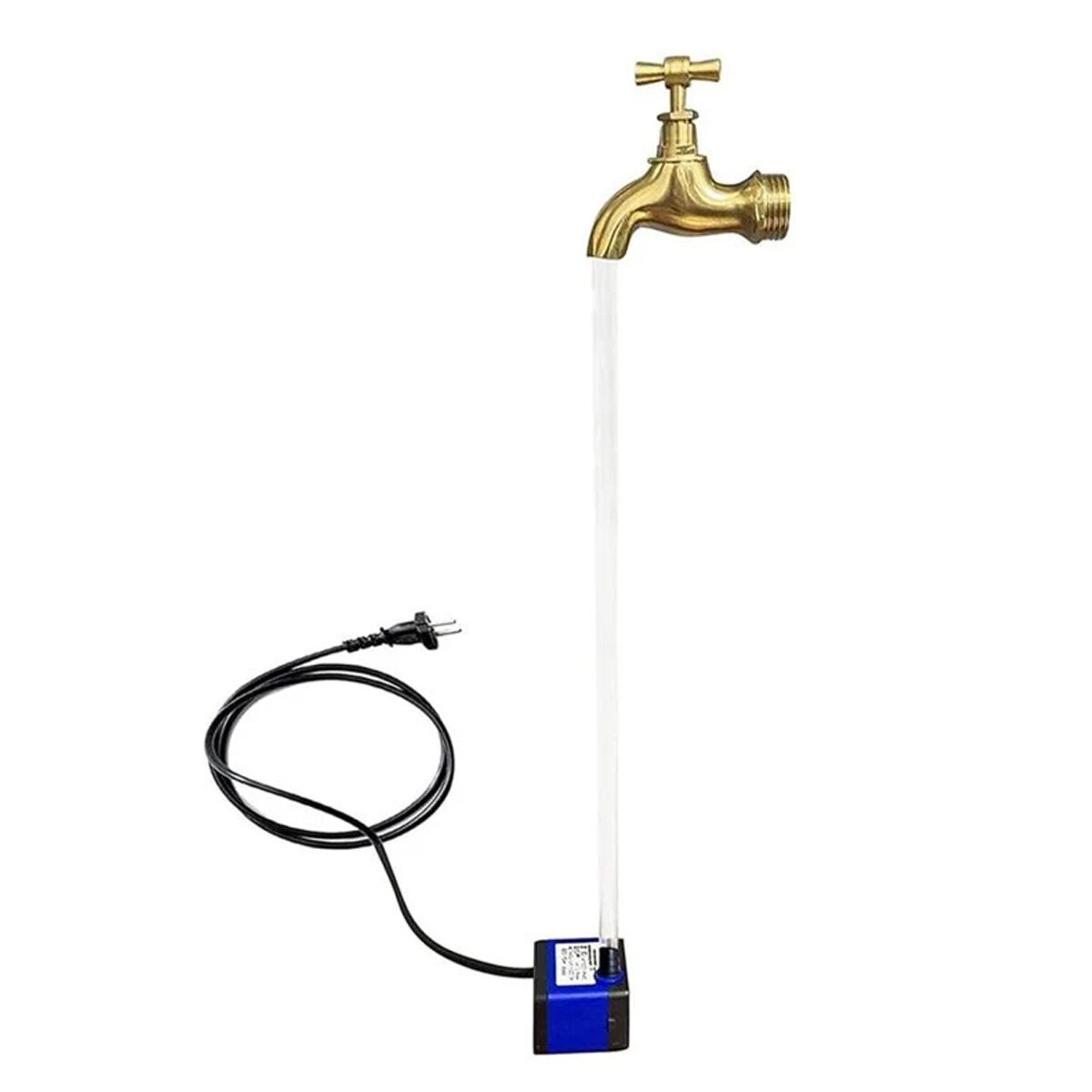 Невидимый фонтан с изливом, плавающий фонтан с краном. Волшебный невидимый фонтан с краном