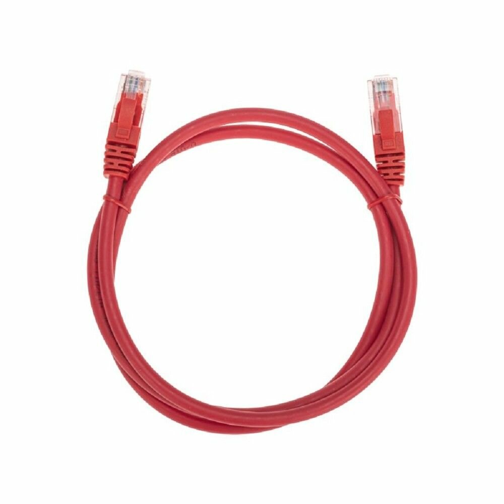 Rexant Патч - корды сетевые, телефонные 02 - 0293 - 1 Патч - корд U UTP, CAT 6, RJ45 - RJ45, 26AWG, LSZH, красный, 1м