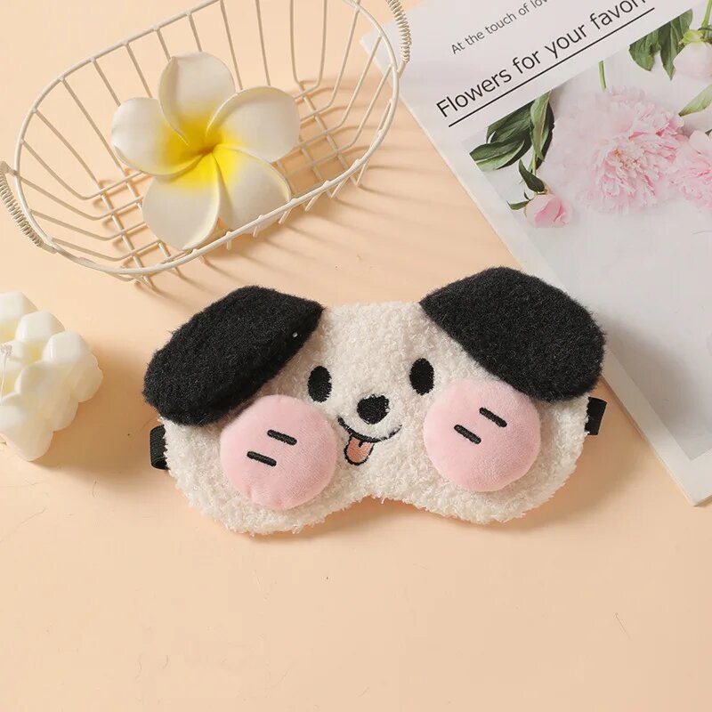 Детская плюшевая маска для сна 11