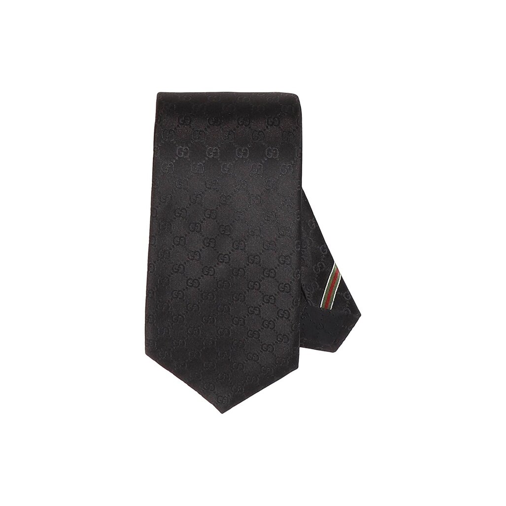 Галстук GUCCI, черный — фото 1